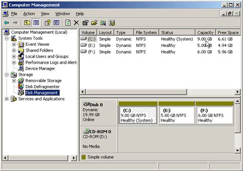 Resize Dynamic Disk In Windows Xp Vista78 Server 20002003