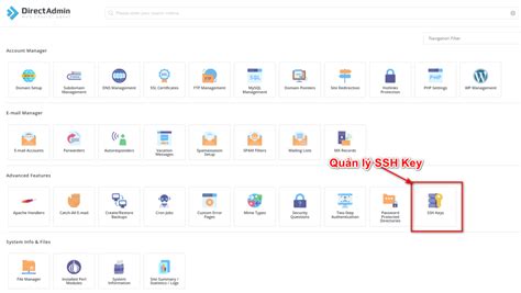 Hướng Dẫn Sử Dụng Ssh Key Trên User Directadmin Bnixvn Doc