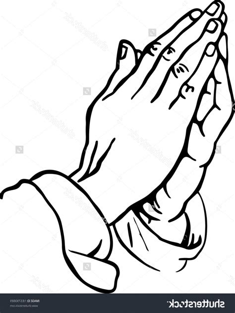 Praying Hands Drawing Step By Step Free Download On Clipartmag