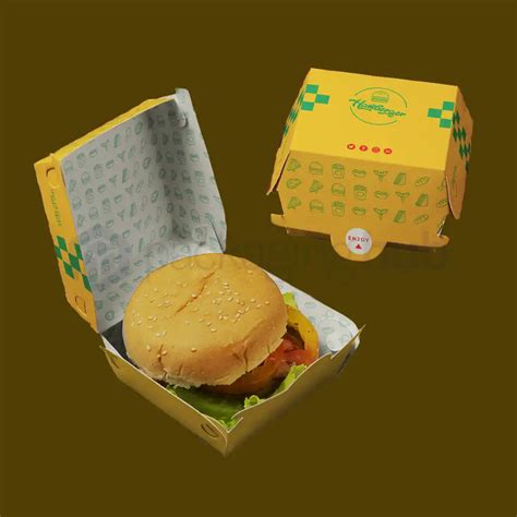 custom hamburger boxes wholesale packaging hub