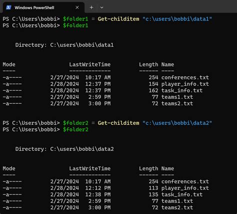 How To Compare Two Folders In Powershell With Example Collecting Wisdom