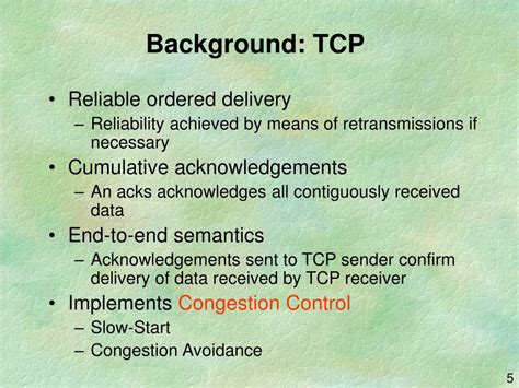 Ppt Tcp Vegas New Techniques For Congestion Detection And Avoidance Powerpoint Presentation