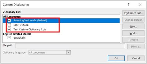 How To Create A Custom Dictionary In Microsoft Word