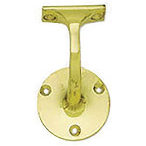 Brass Handrail Bracket 63mm Pack 5 Selco