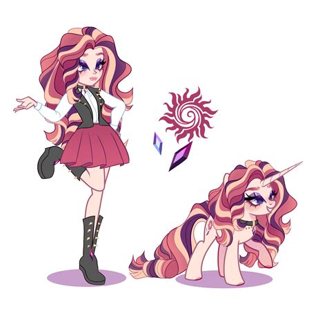 Mlp Next Gen Oc Rarity X Sunset Adoptable By Just Silvushka On Deviantart
