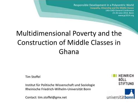 Ppt Multidimensional Poverty And The Construction Of Middle Classes