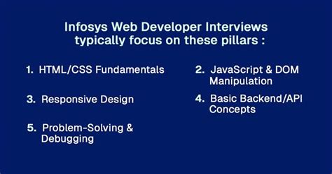 Top 25 Infosys Web Development Interview Question