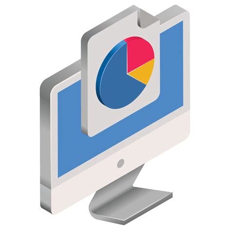 Monitor Isometric D Illustration Vector Art At Vecteezy