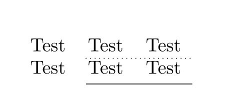 Tables Trim Cdashline From Arydshln Package TeX LaTeX Stack Exchange