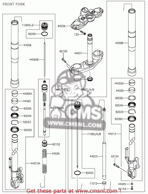 44071098750s Damper Assyforklhb Kawasaki Buy The 44071 0987 50s