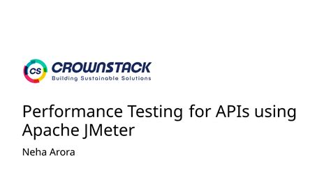 Performance Testing For Apis Using Apache Jmeter