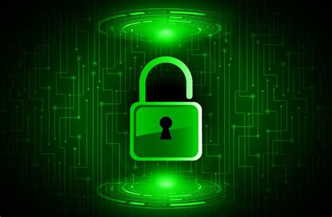 Modern Padlock Holograph On Technology Background 14588911 Vector Art At Vecteezy