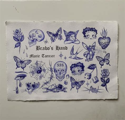 Teeny Tiny Flash Tattoo