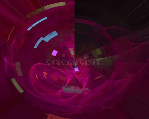 Digital Elegant Fractal Curve Imagination Overlay Futuristic Shiny Fantasy Design Elegant