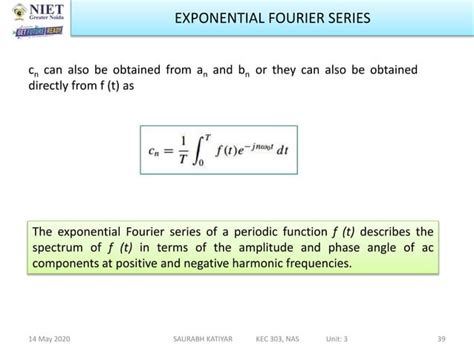 Network Analysis And Synthesis Fourier Series Pptx