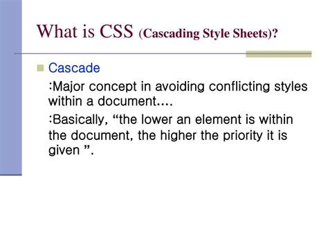 Ppt Css Powerpoint Presentation Free Download Id6252233