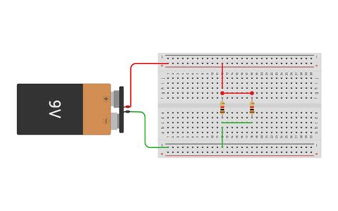 Circuit Design 16 Circuito Paralelo Tinkercad