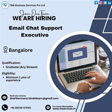 Tandn Business Services On Linkedin Bangalore Hiring Hiring2023 Hiringalert Immediatejoiners