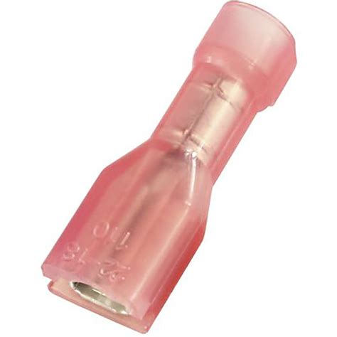 RS PRO Red Insulated Female Quick Disconnect Terminal X Mm Tab AWG RS