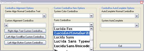 Extending The Combobox With C Codeguru