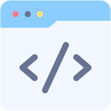 Web Coding Generic Color Fill Icon