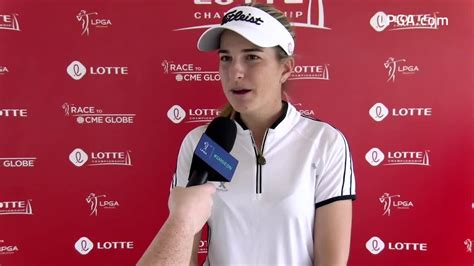 Luna Sobron Galmes Second Round Interview At The 2021 Lotte