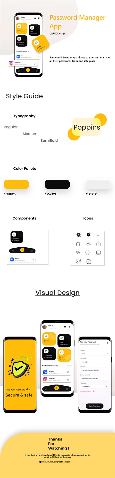 Password Manager App Uiux Design Behance