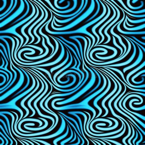 Waves Pattern With Blue And White Colors Stock Illustration Illustration Of Minimalist
