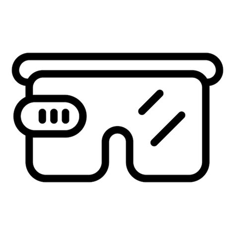 Premium Vector Gaming Glasses Icon Outline Vector Virtual Reality