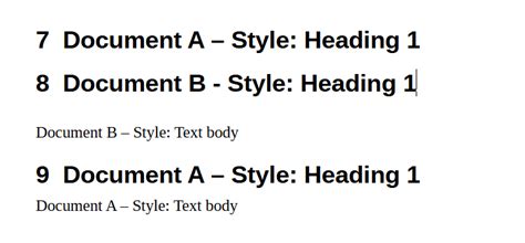 Libreoffice Writer Merge Two ODT Files With The Same Style Names Super User