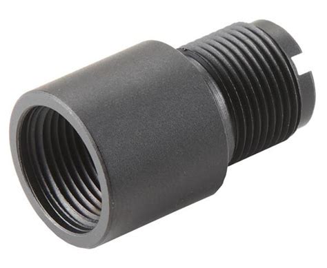 Lancer Tactical 14mm Cw To 14mm Ccw Thread Adapter Black Airsoft Station