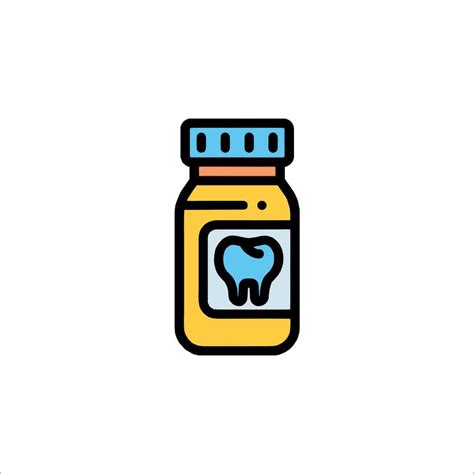 A Toothpaste Bottle With A Toothbrush Inside 54378256 Vector Art At