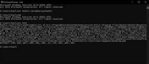 Windows Why Doesnt Cmd Inherit Environment Variables On This Machine