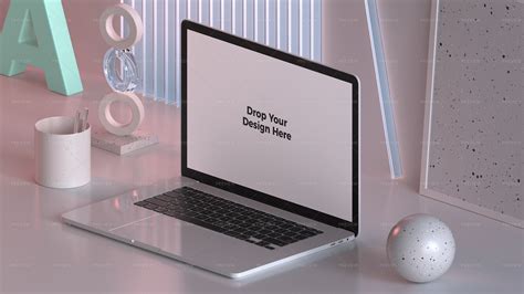Laptop Mockup Graphics Motion Array