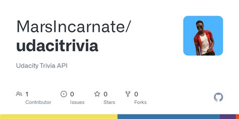 Github Marsincarnateudacitrivia Udacity Trivia Api