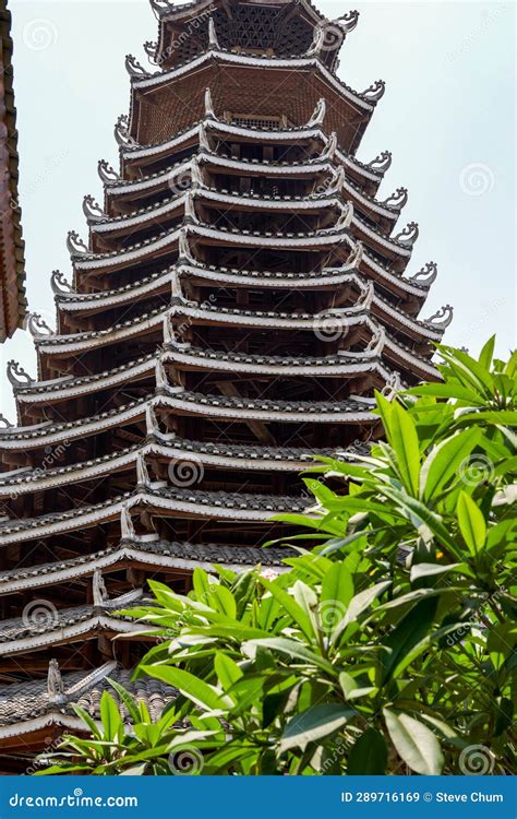 Traditional Zhuang Nationality Architecture In Nanning Guangxi China