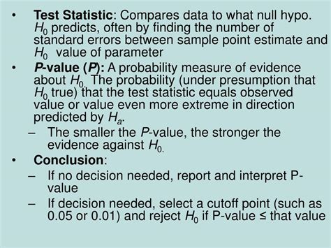PPT Statistical Inference Significance Tests PowerPoint Presentation ID