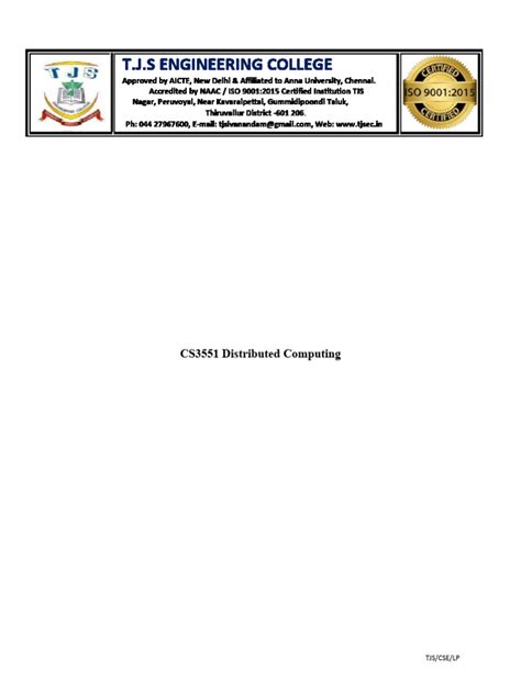 Distributed Computing Course File Pdf Cloud Computing Distributed Computing