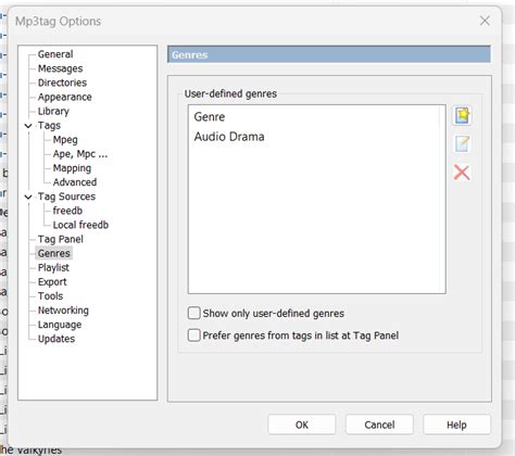 Where Are The Values For Genre Stored Support Mp3tag Community