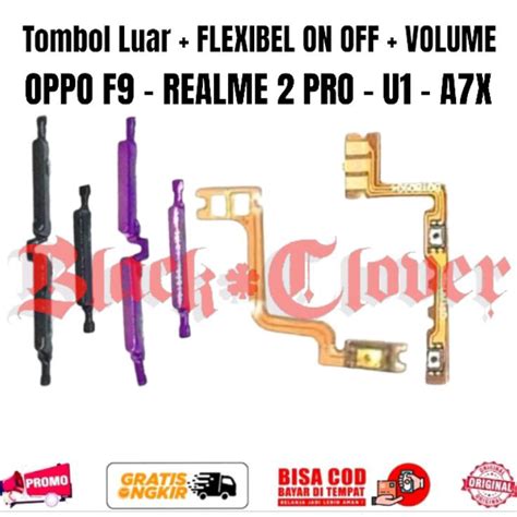 Jual Eg 1 Set Flexibel On Off Volume Tombol Luar Oppo F9 Realme 2 Pro Flexible Fleksibel