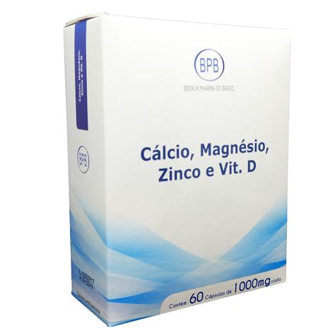 Calcio Magnesio Zinco E Vitamina D Bpb 60 Capsulas Farma 22