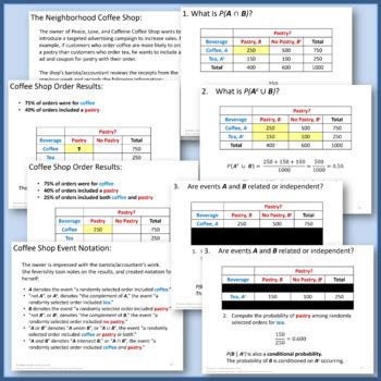 Probability Independent Events And Conditional Probability Common Core