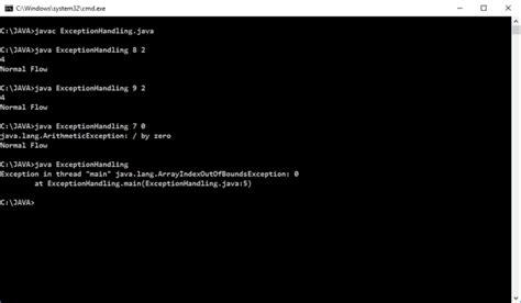 Write A Program In Java To Demonstrate Exception Handling It Time Pass