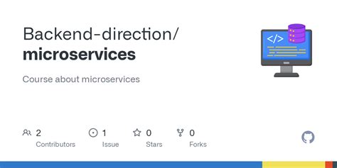 GitHub Backend Direction Microservices Course About Microservices