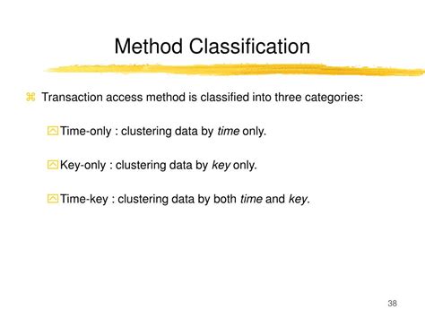Ppt Comparison Of Access Methods For Time Evolving Data Powerpoint