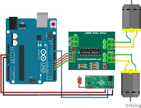 RF Remote Controlled Robot Using ASK Module And Arduino