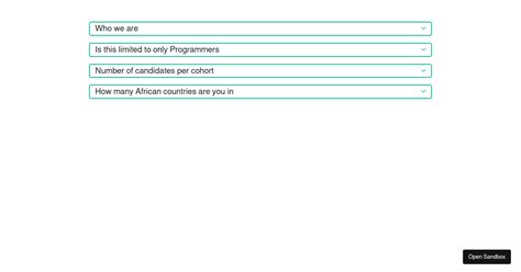 Accordion Json Codesandbox