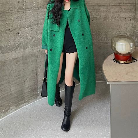 메이뮤즈 🚀당일발송🚀 겨울롱코트특가💛☃️fw신상 ️ 델리 트렌치 뽀글이 롱코트