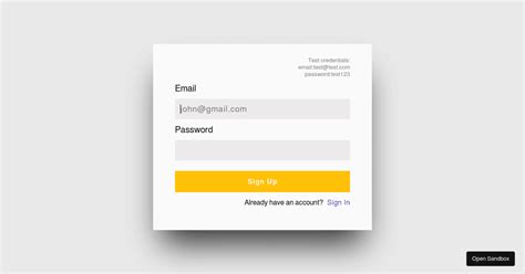 React With Firebase Auth Examples Codesandbox