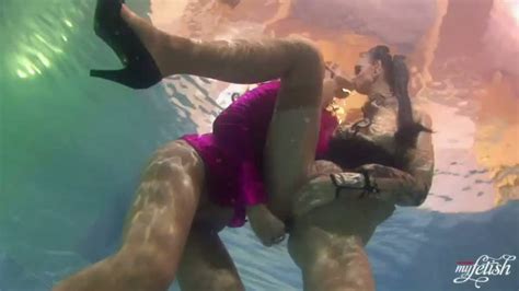 LEZZING OUT IN THE POOL Part 4 YourLust Com